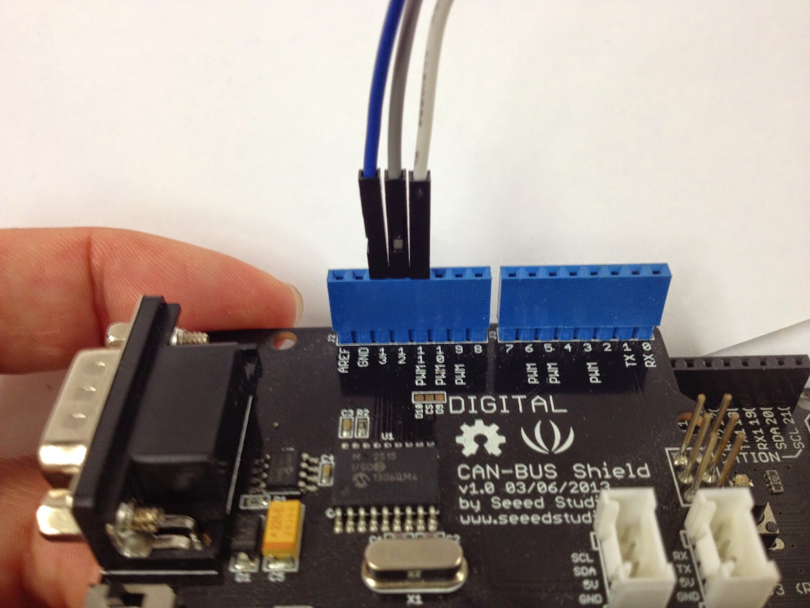 Matthew McMillan: Using the Seeed CAN-BUS shield with an Arduino Mega