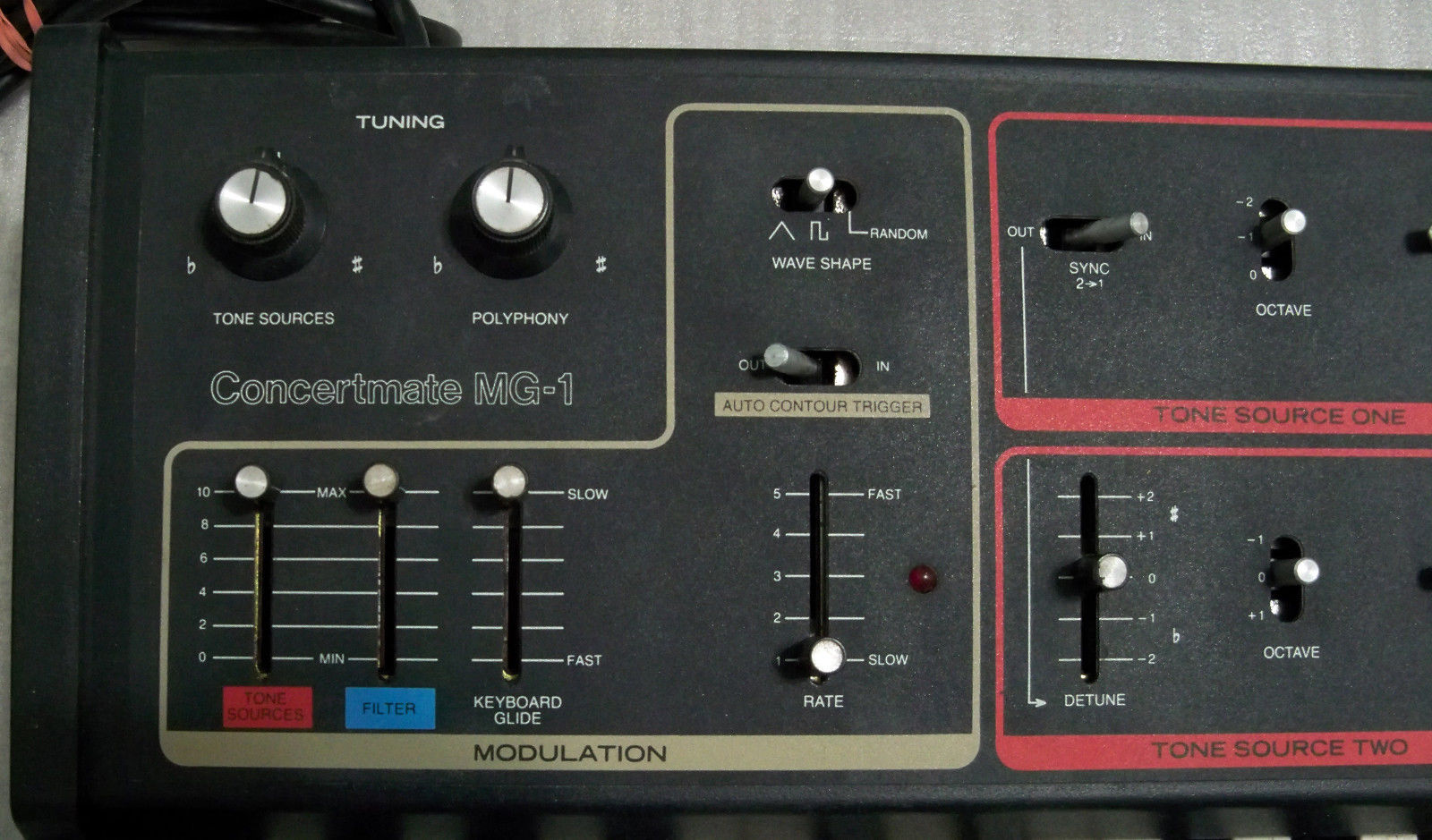 MATRIXSYNTH: Realistic MG-1 Synthesizer by Moog SN 7420