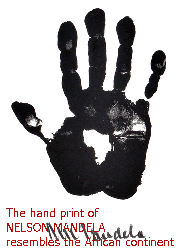 Now we know why you fought for the continent Mr Mandela. You were born ...