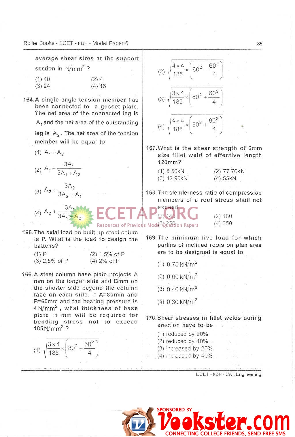 ECETAP - 2016, Previous, Model Papers, Question Papers EEE,ECE,SCE ...