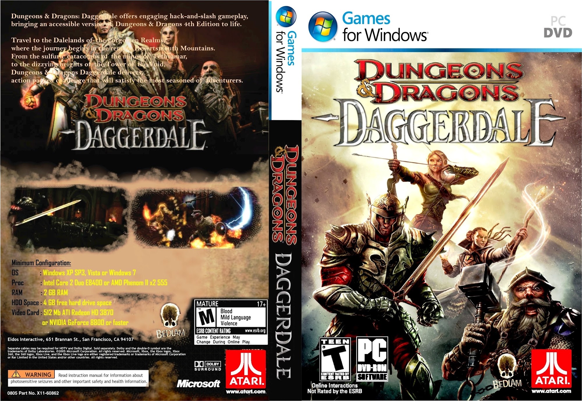 Dungeons Dragons Daggerdale | Free PC Game Cover