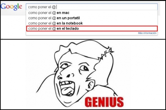 LOS MEMES MÁS FAMOSOS!: COMO PONER ARROBA