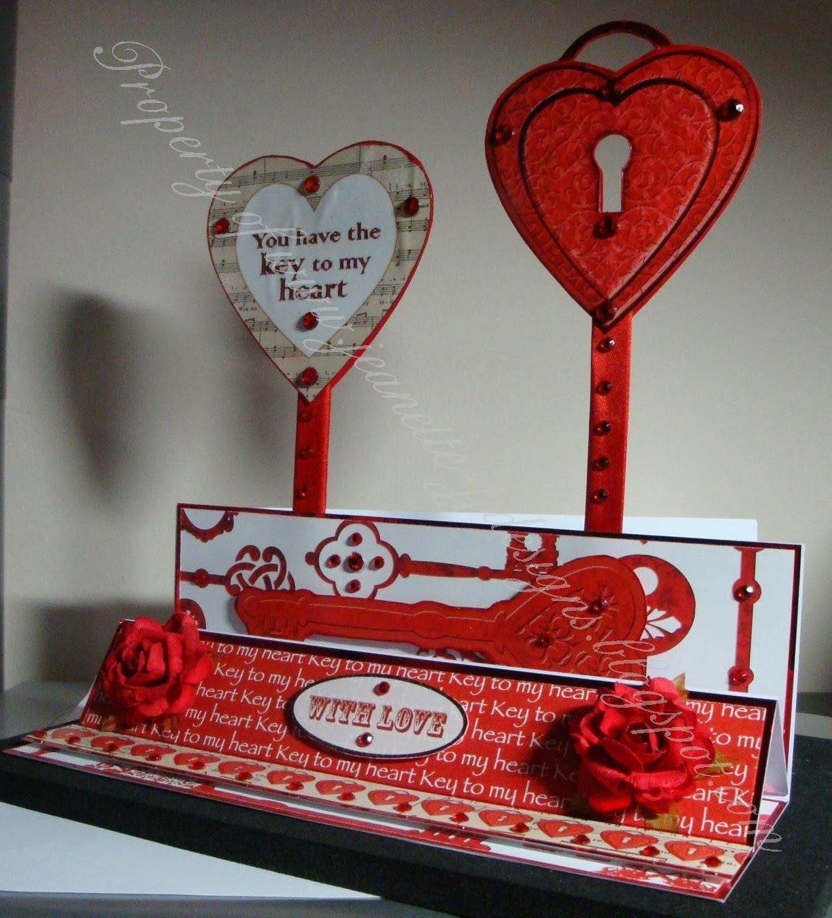 JJ Designs: My Entry into the very 1st Debbi Moore Papercrafting Challenge