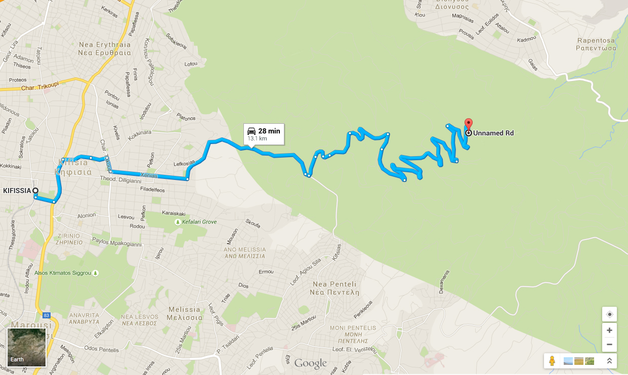 Travelositive [old]: Cycling Penteli mountain (Athens - GREECE)