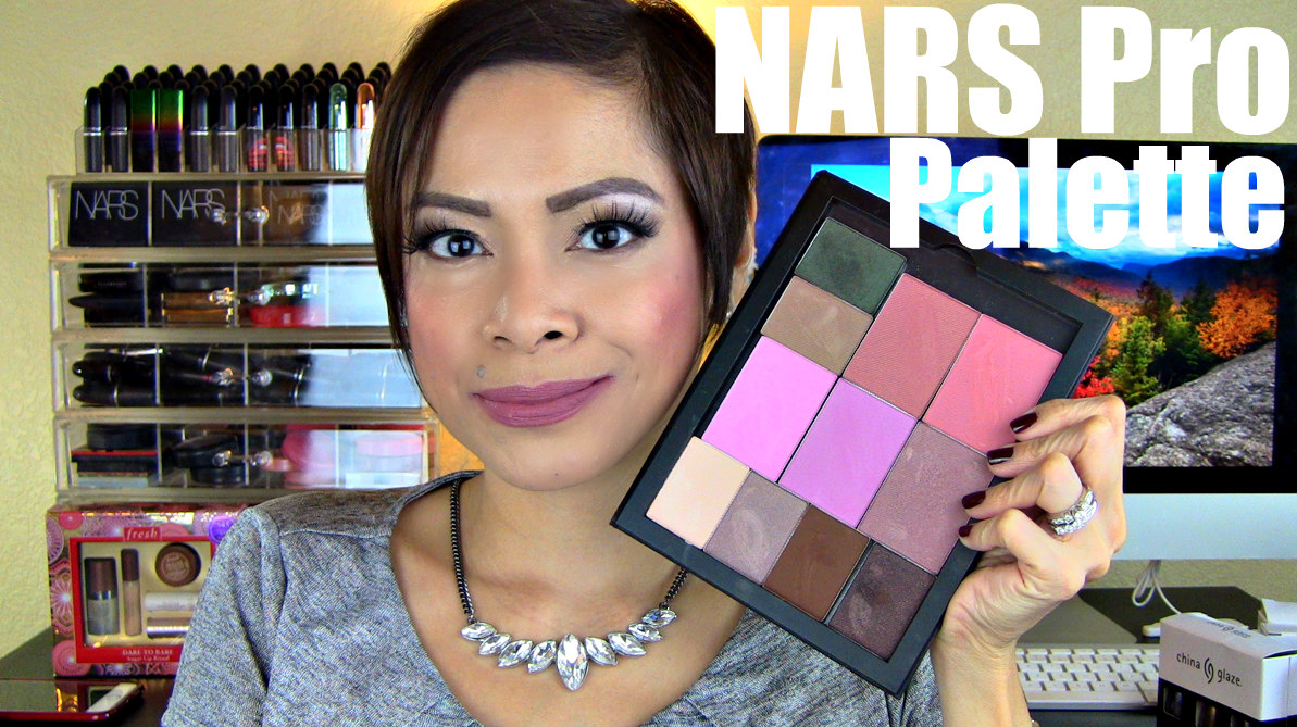 NARS Pro Palette Swatches, Makeup Look, Video Review - The Shades Of U