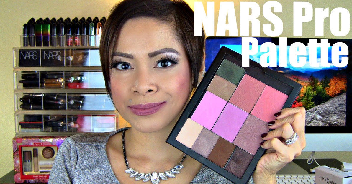 NARS Pro Palette Swatches, Makeup Look, Video Review - The Shades Of U