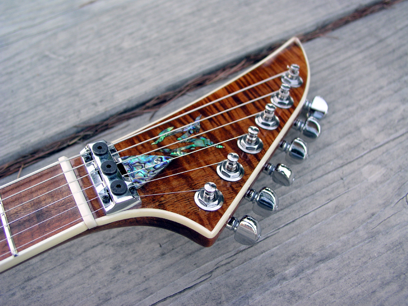 Blast Custom Shop: Neal Moser Scimitar Philip Rous Custom Electric Guitar