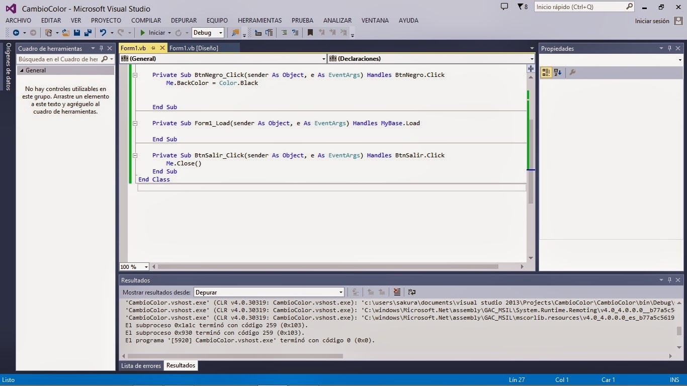 Fundamento de Programación: Visual Basic