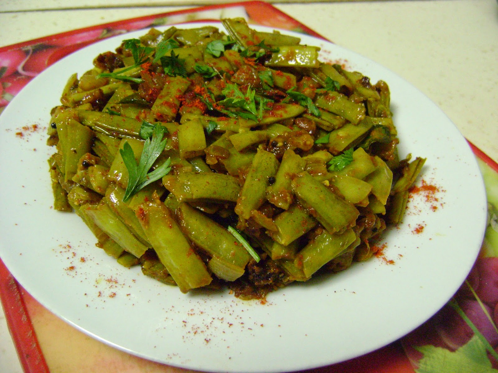 Bethica's Kitchen Flavours: Gavar Masala - Andhra Style (Cluster Beans ...