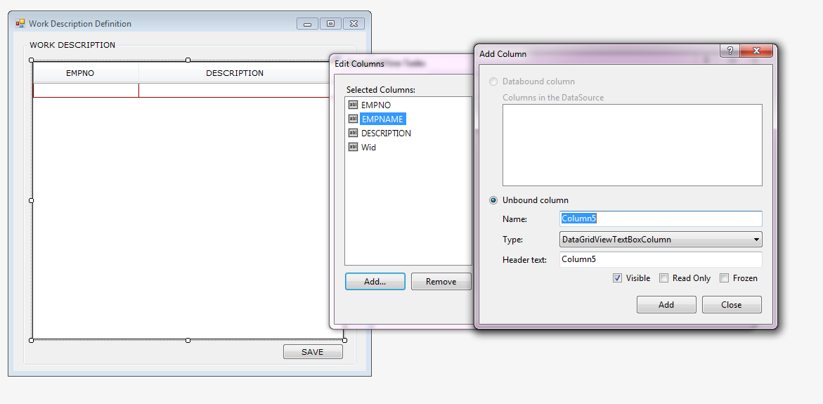 How To Edit Columns And Its Properties In Datagridview The Clay Web