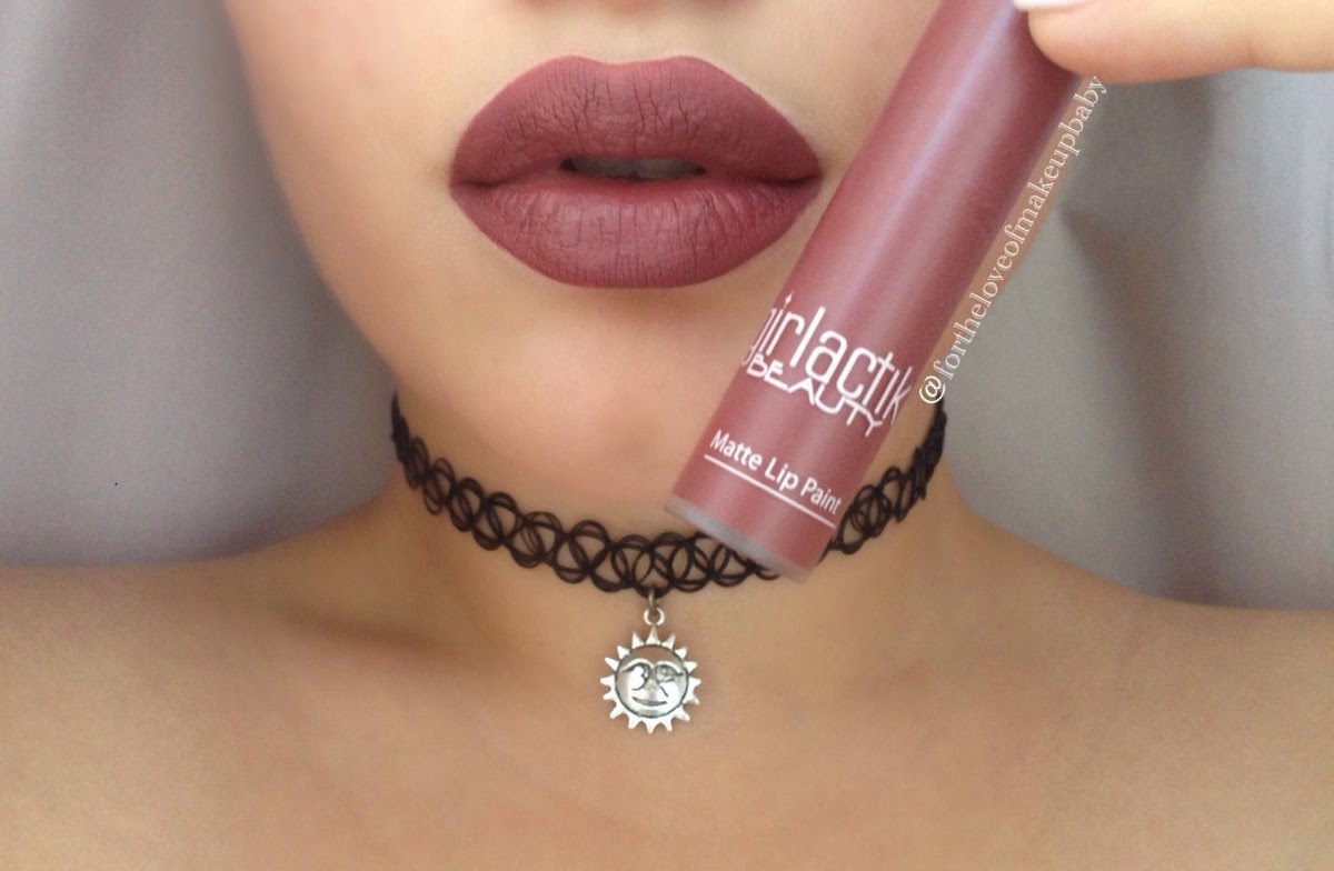 for the love of makeup: Girlactik Matte Lip Paint Review!