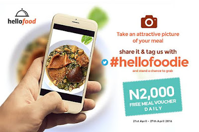 #hellofoodie Share your meal photo on Twitter & get N2000 free meal ...