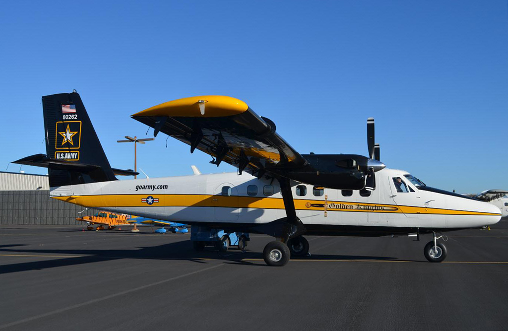 US Army - UV-18 Twin Otter “Golden Knights” : r/aviationliveries