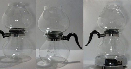 Cafe Red Bean 紅澤咖啡．自家烘焙咖啡豆: 類似CONA Syphon的玻璃結構 PYREX電熱虹吸壺