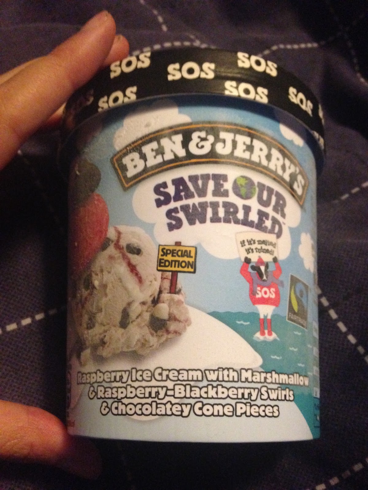 Angie Cupcake Reviews: Ben & Jerry's: Save Our Swirled SOS! Special Edition