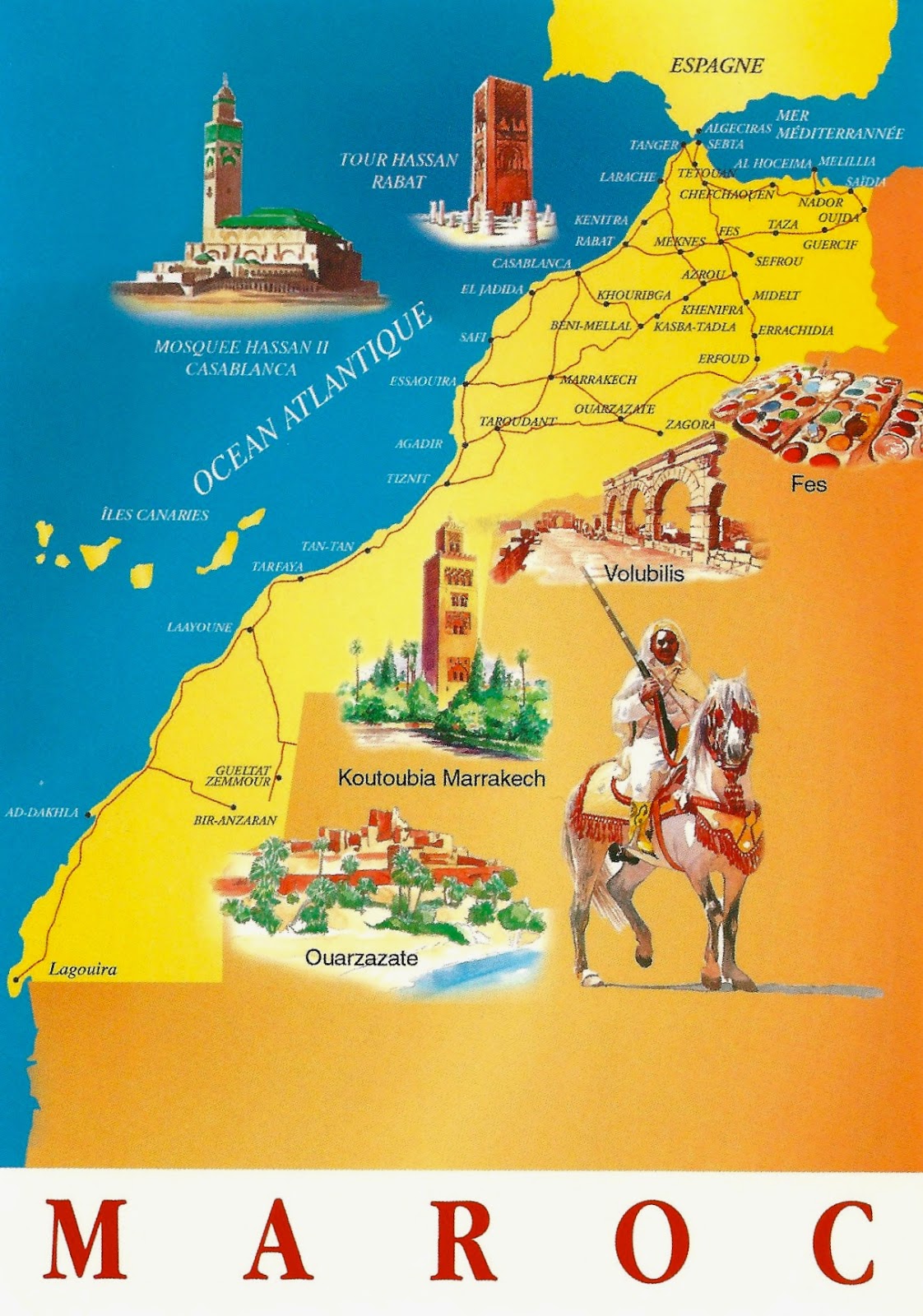 My Favorite Views: Morocco - Map with Views