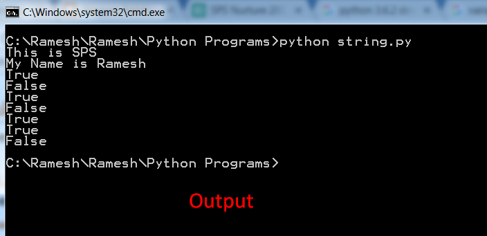 PYTHON BASICS - RAMESH'S BLOG