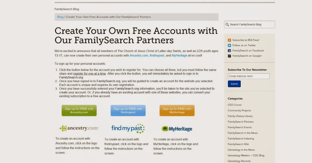 Mormon Wookiee: #133: How to Get a Free Ancestry.com Account (for LDS ...