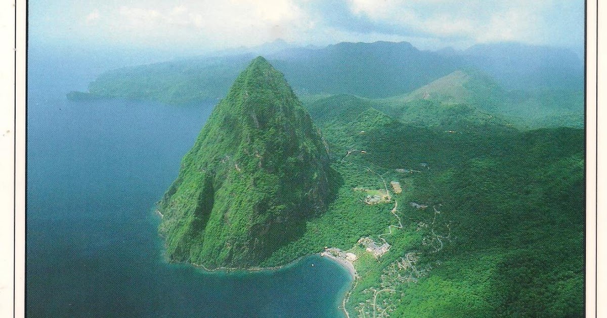 MY UNESCO WHS POSTCARDS COLLECTION: SAINT LUCIA - Pitons Management Area