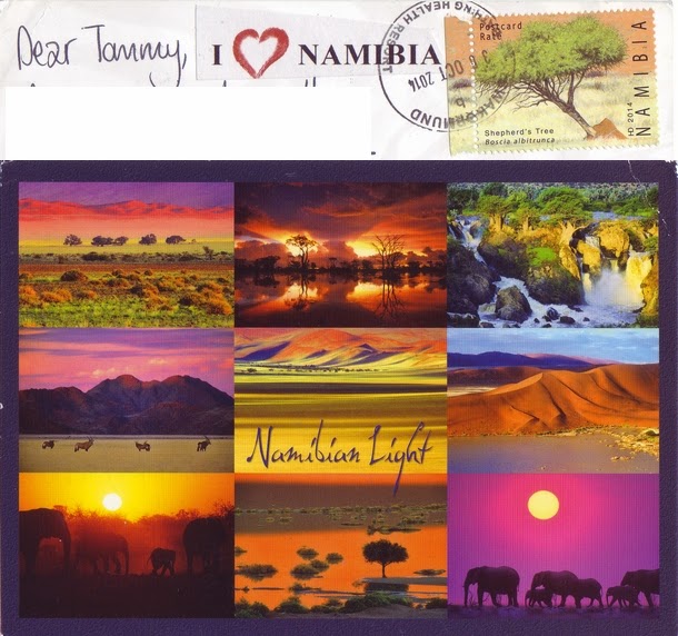 湯米郵政 ‧ Tommy Post ‧ Correios de Tommy: Namibia Postcard