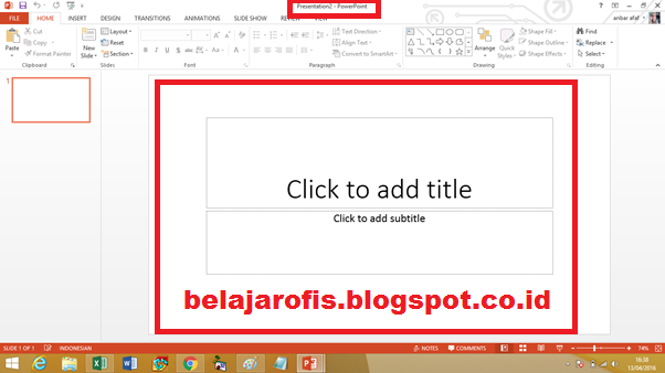 Cara Mudah Membuat Dokumen Baru Pada Microsoft PowerPoint 2013 ...