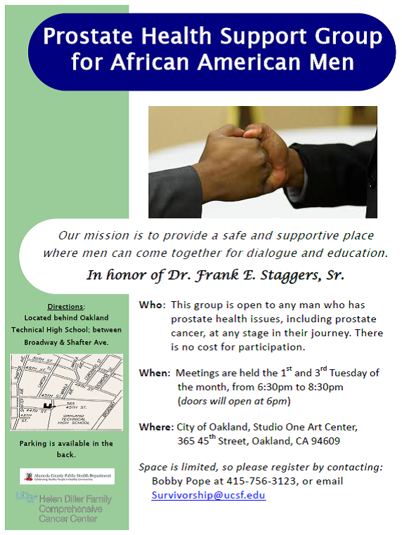 Mission: Health Equity : Prostate Health Support Group for African ...