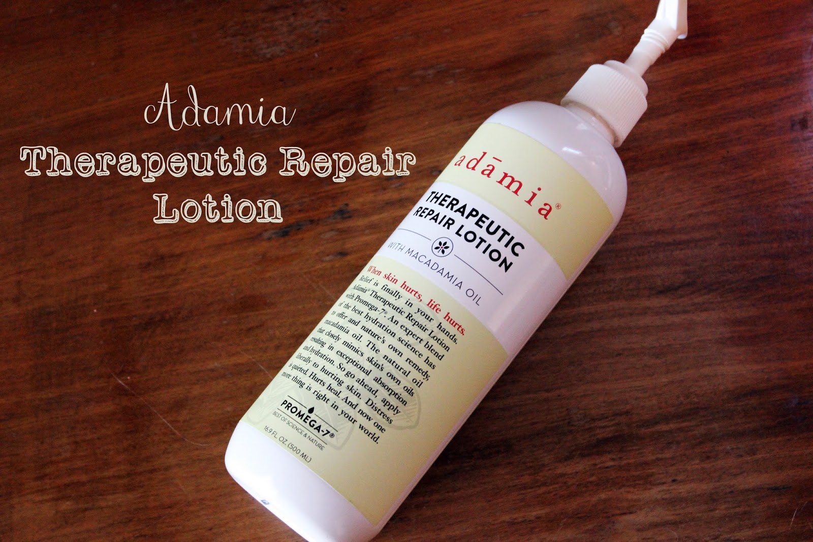 Glazed Over Beauty: Adamia Therapeutic Repair Lotion
