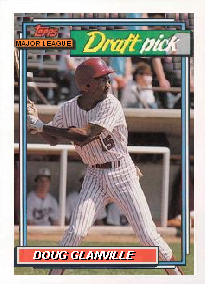 Completing the 1992 Topps set: 1992 Topps #921 Doug Glanville Draft Pick
