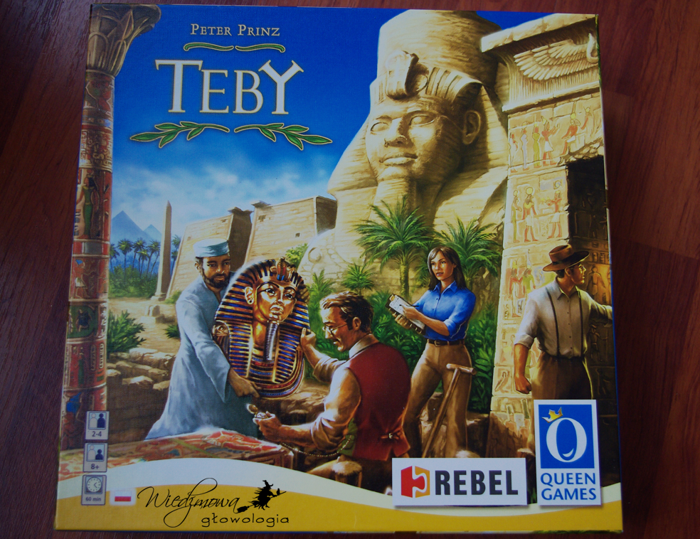Teby - gra planszowa | Wiedźmowa głowologia - recenzje książek