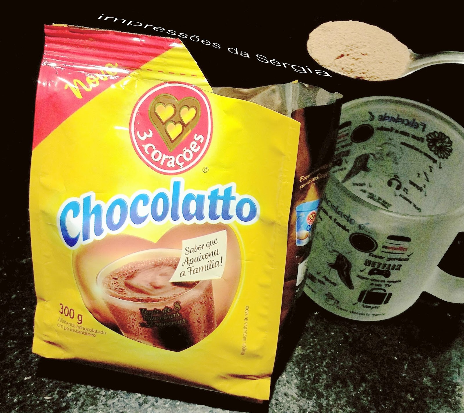 Um pouco de muito: CHOCOLATTO - O achocolatado da 3 CORAÇÕES 💚💜💛
