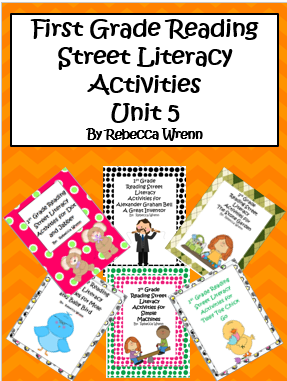 Learning with Firsties: First Grade Reading Street Unit 5 Literacy ...