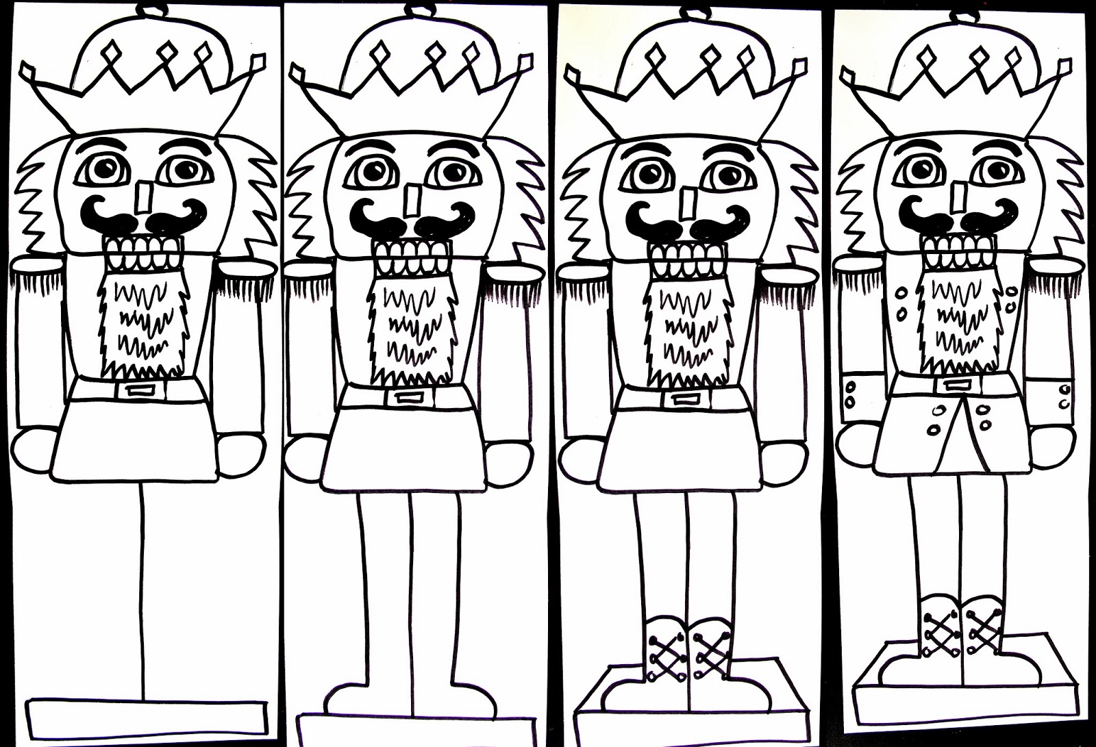 smART Class: Winter One Day Projects "Nutcrackers" and "Penguins"