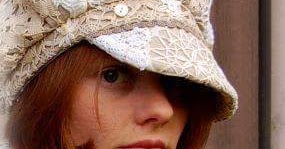 PALARII CROSETATE ROMANIA: Palarie Crosetata Manual Dantelata cu ...