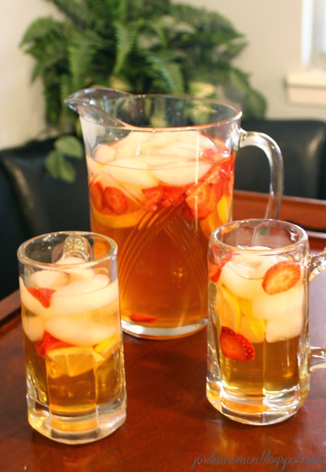 Lemon Berry Iced Tea - Jordan's Easy Entertaining
