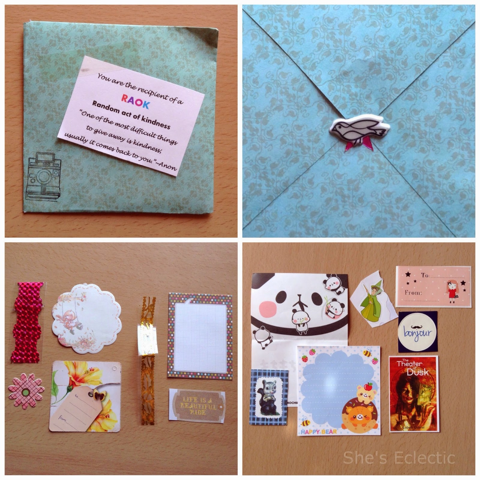 She's Eclectic: Linky's super stationery box - August '14