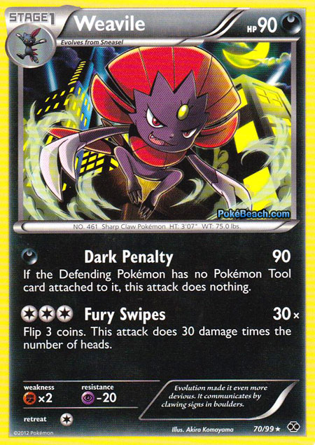 Weavile -- Next Destinies Set Pokemon Card Review | PrimetimePokemon's Blog