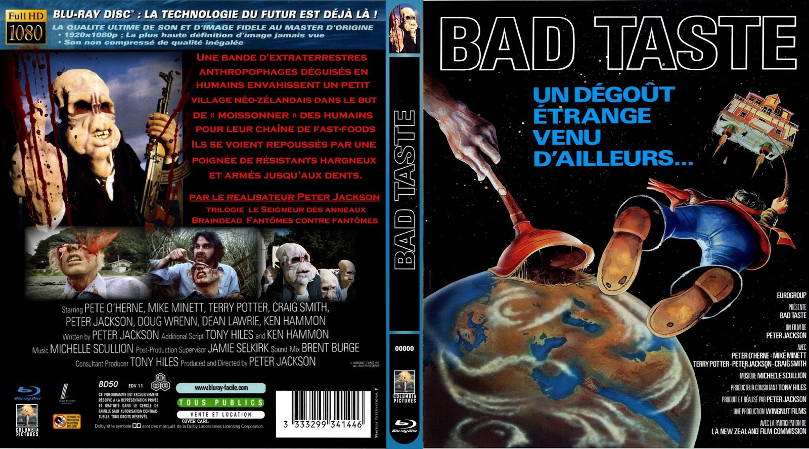 BLU-RAY JAQUETTES BLU-RAY: Bad Taste