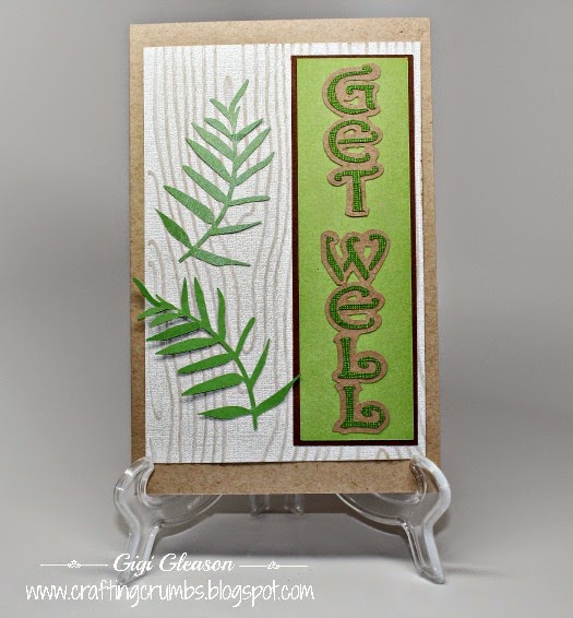 Crafting Crumbs: A Heartfelt Get Well Card.....