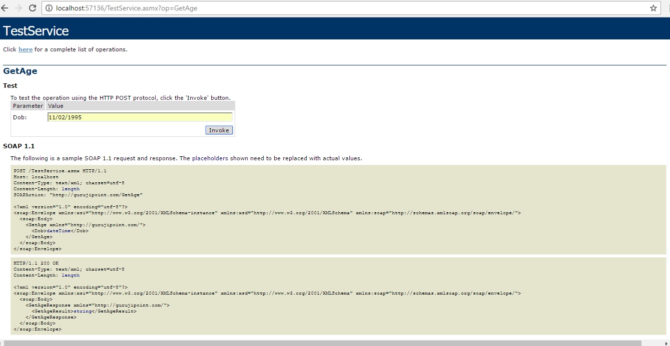 Create A Web Service In Asp.Net Using Visual Studio 2015 ~ Guruji Point - Code You Want To Write