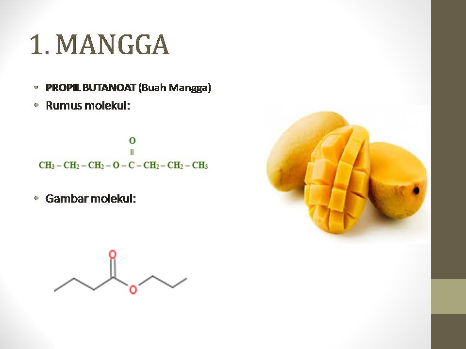 Kimia organik (sunarsih): Senyawa Ester dalam kehidupan sehari-hari