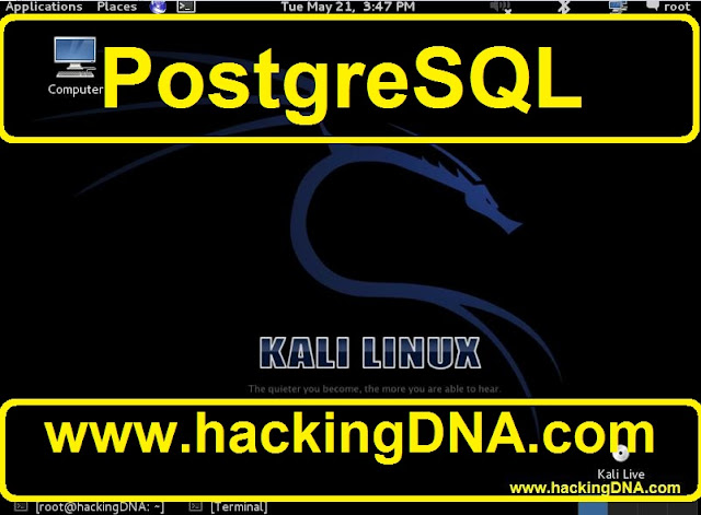 HackingDNA: PostgreSQL On Kali Linux