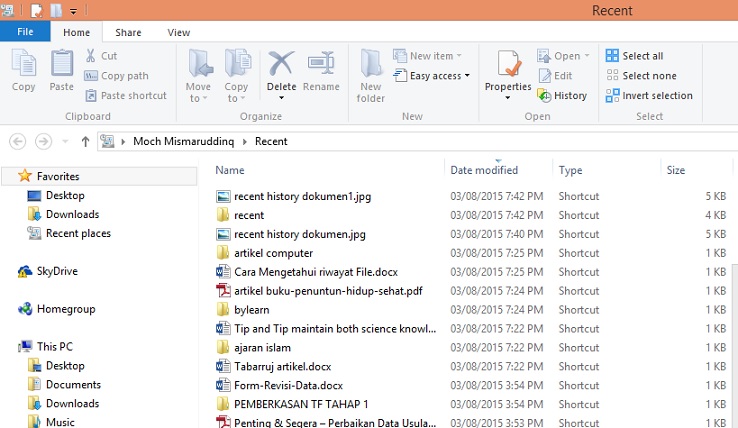 cara melihat history copy paste di komputer - Teknoid
