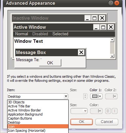 Cara Memperkecil Ukuran Icon Dekstop pada Windows XP - Menit info