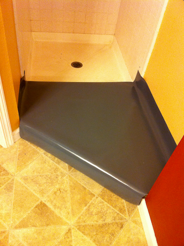 Our Shower Remodel: A STEP UP