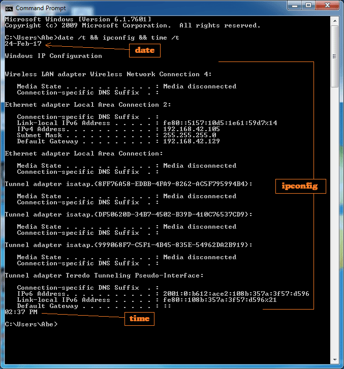How To Run Multiple Commands In Command Prompt Cmd Tricks 5457