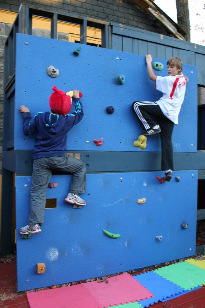 climbing wall stage one... climbable