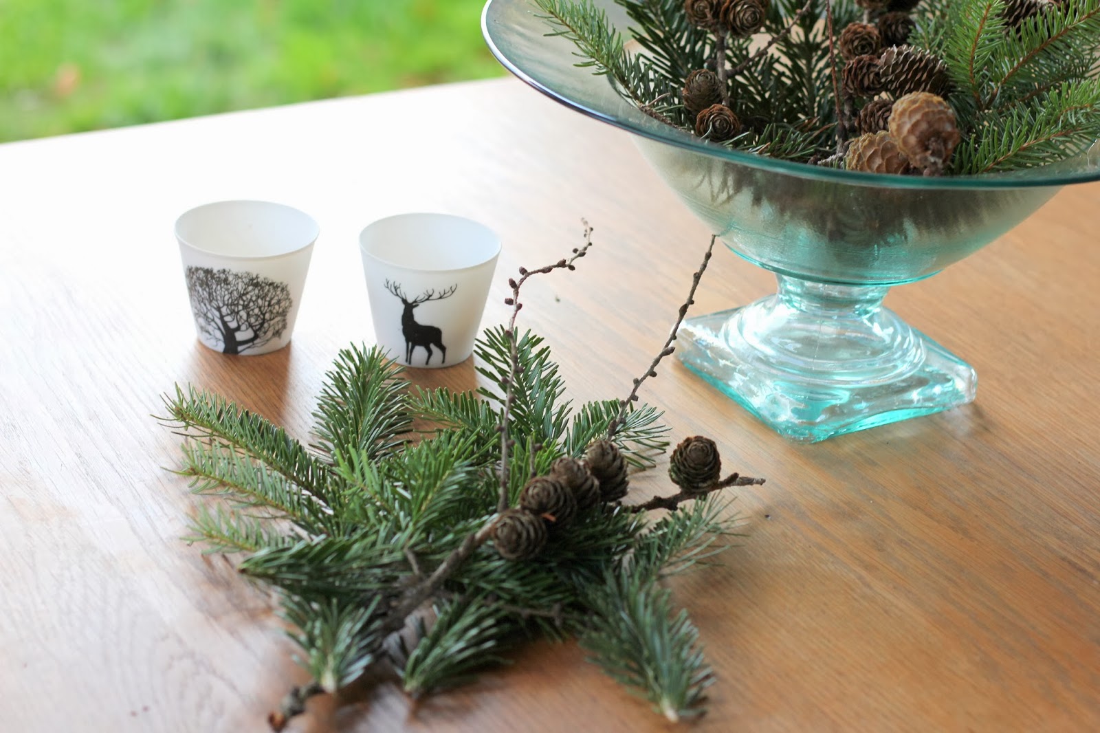 ævlebævle: Naturlig pynt udendørs