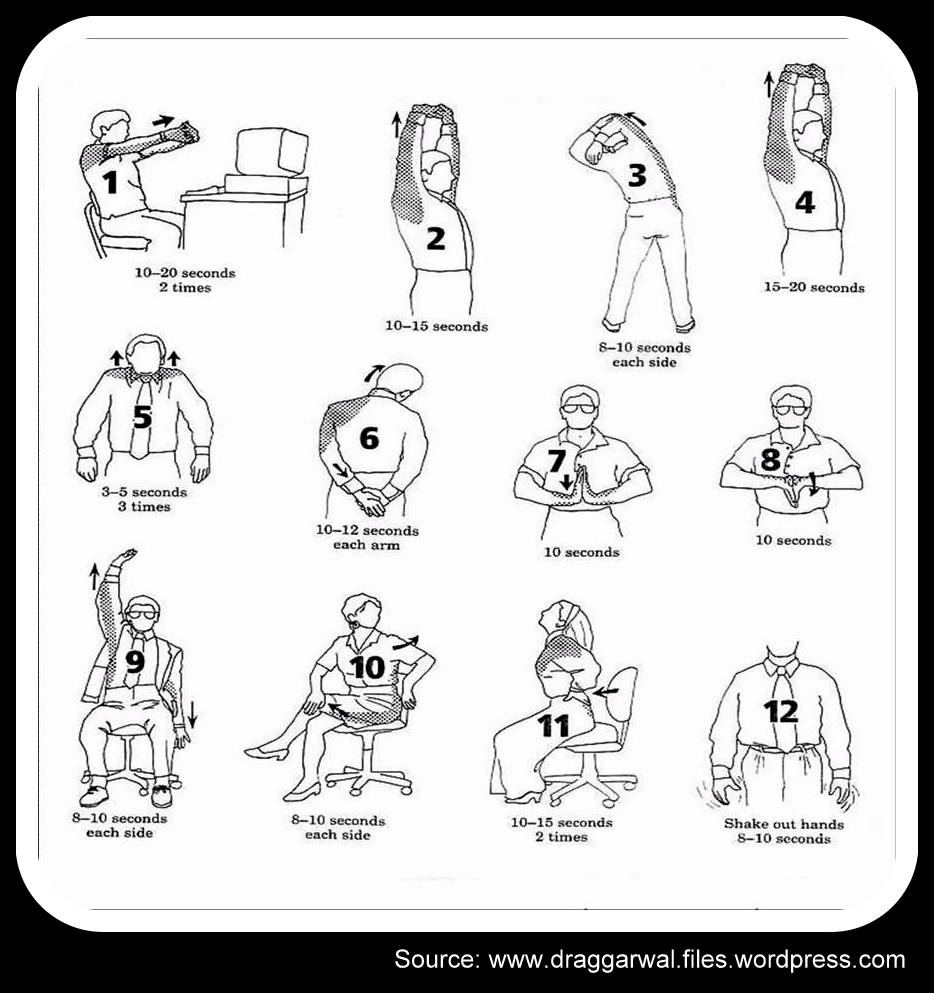 Cafe T & D: 12 Easy Office Stretches