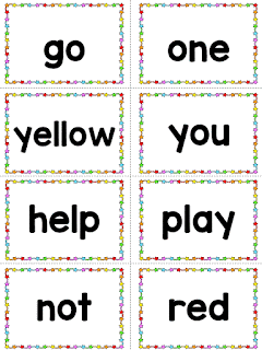 Colors and Kindergarten: Kindergarten Word Wall Sight Words