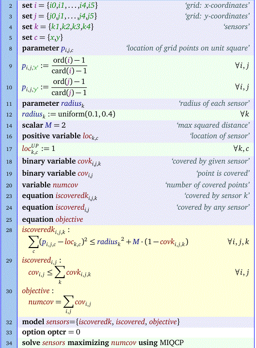 Yet Another Math Programming Consultant: Packing circles in a rectangle: a MIQCP model